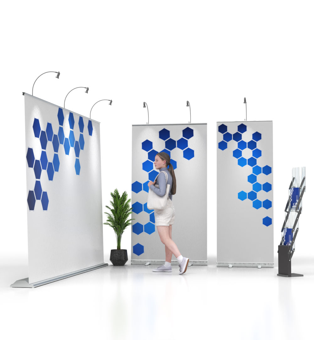 Infostand mit Druck – Perfekt für Messe & Event