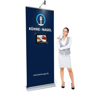 Roll Up mit LCD Monitor für Videos & Fotos