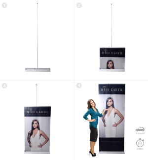 Roll Up mit LCD Monitor für Videos & Fotos