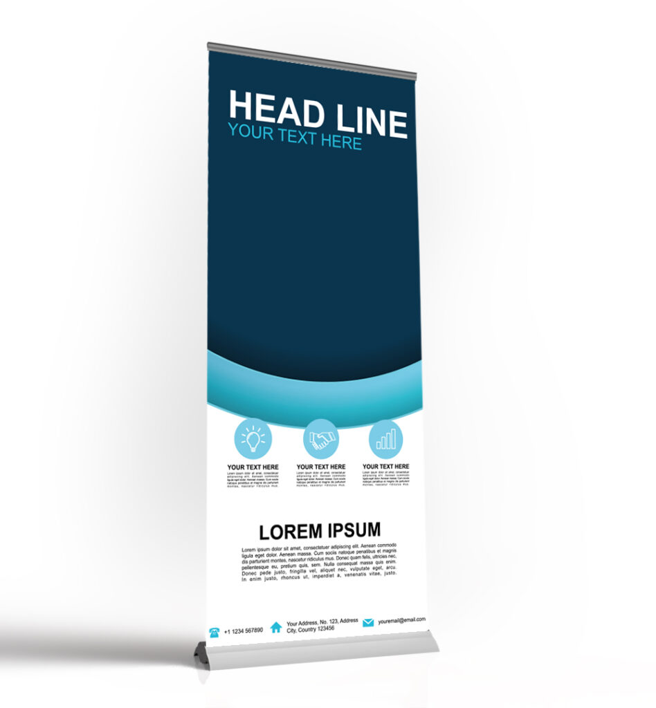 20 kreative Roll-up Design Ideen - Displayhersteller.de