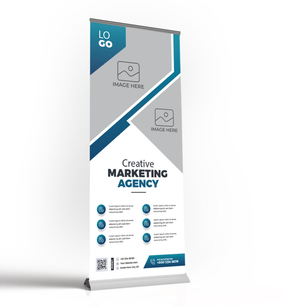 20 kreative Roll-up Design Ideen - Displayhersteller.de