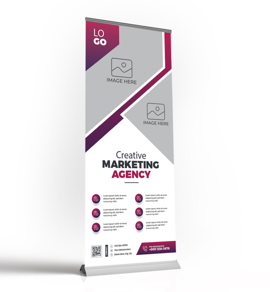 20 kreative Roll-up Design Ideen - Displayhersteller.de